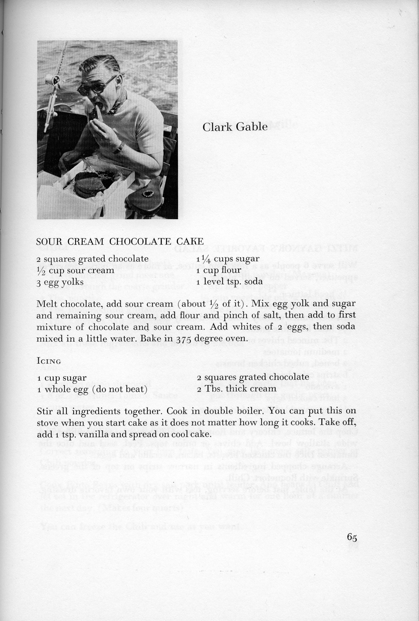 clark gable’s cake – BEGUILING HOLLYWOOD